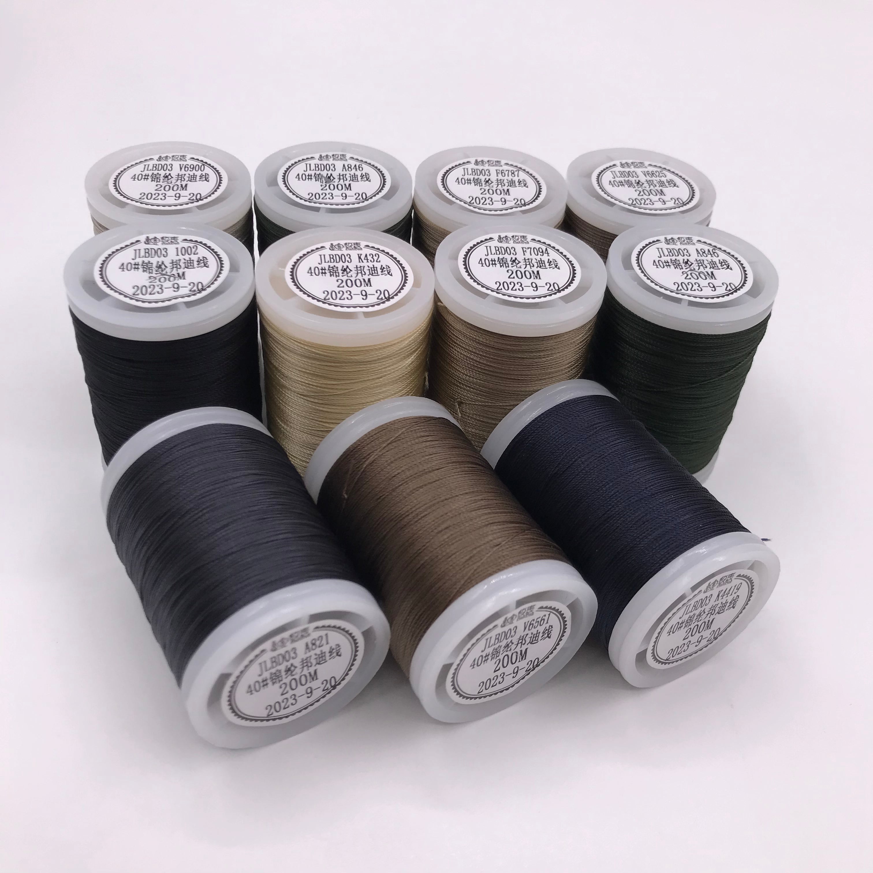 Nylon Bonded Thread Kit (8 rolls per set) – Velve